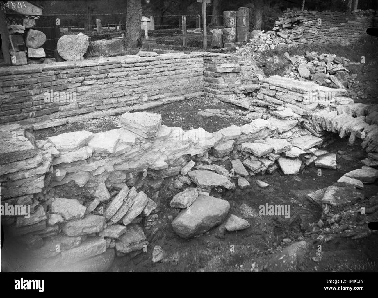 Varnhem Abbey Ruins in Sweden are preserved under the Swedish Cultural ...