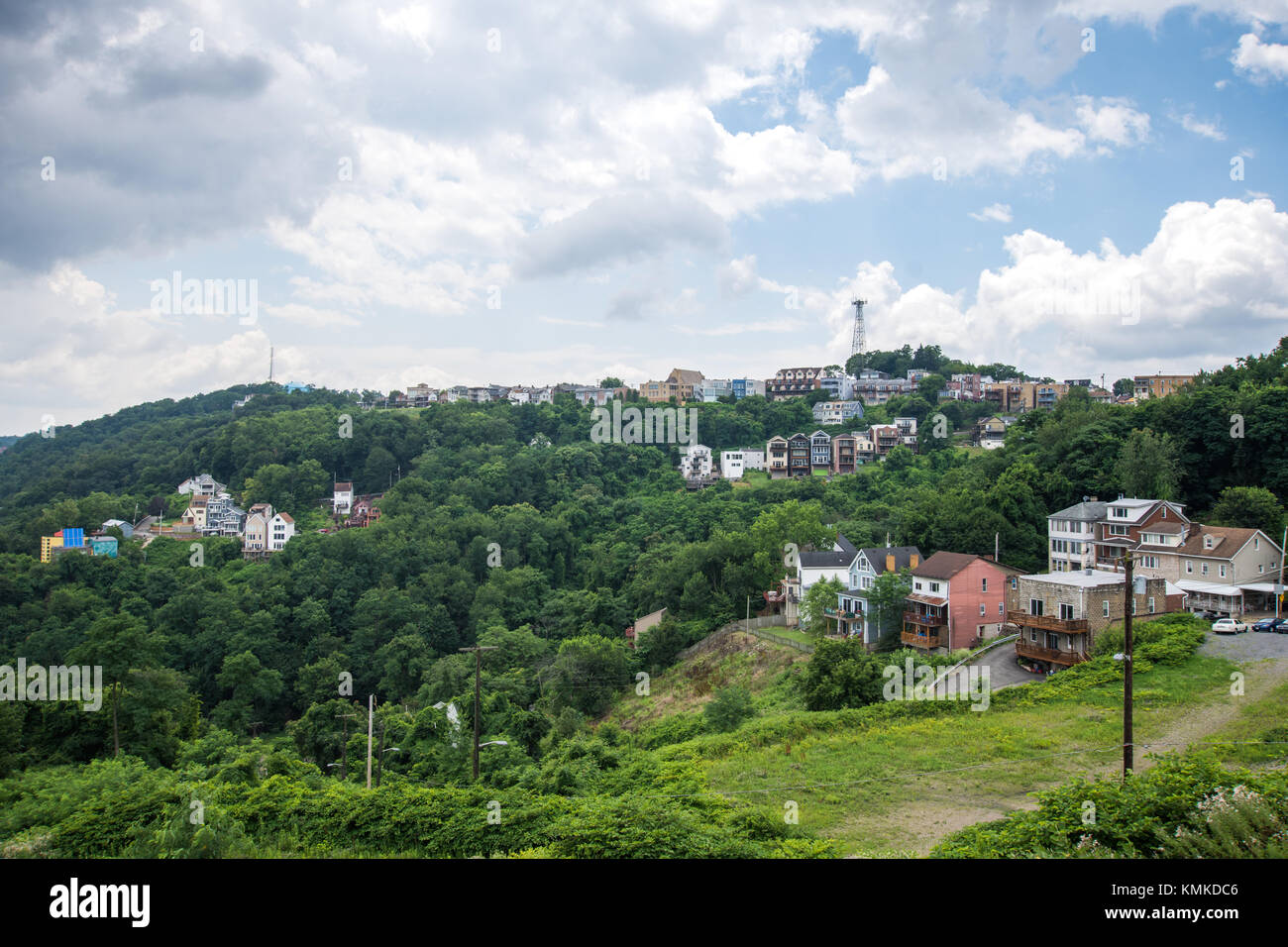 Skyline of Pittsburgh, Pennsylvania from Mount Washington Stock Photo ...
