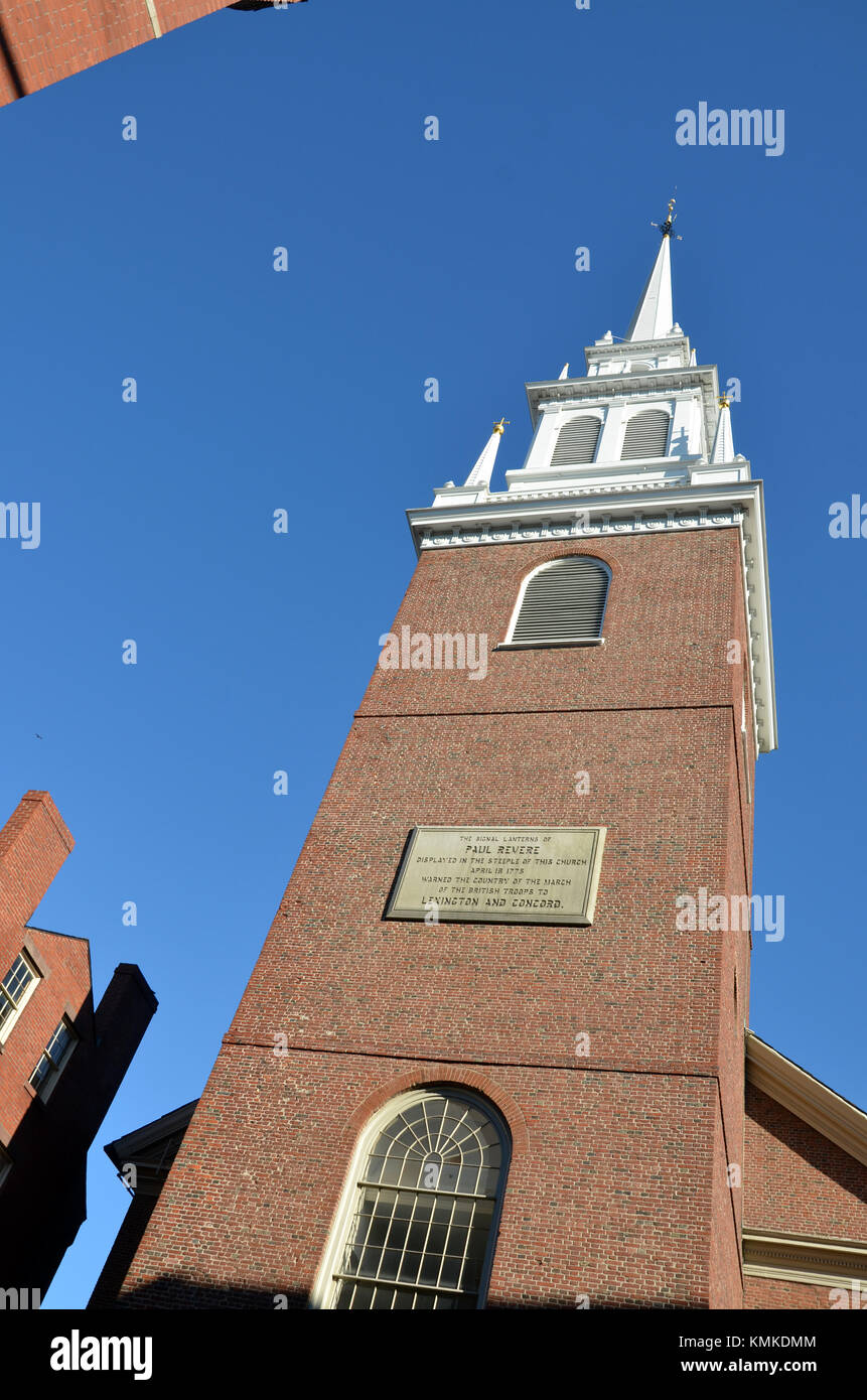 Lanterns Old North Church Stock Photos & Lanterns Old North Church ...