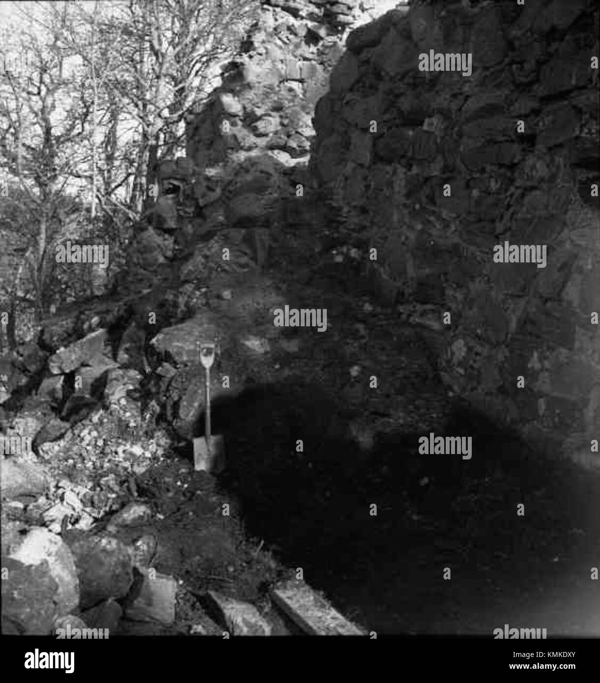 Ukna kyrkoruin - KMB - 16000200134052 Stock Photo - Alamy