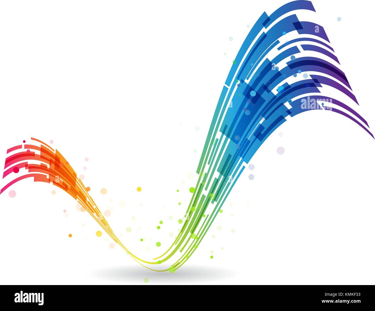 Check mark rainbow Stock Vector Image & Art - Alamy