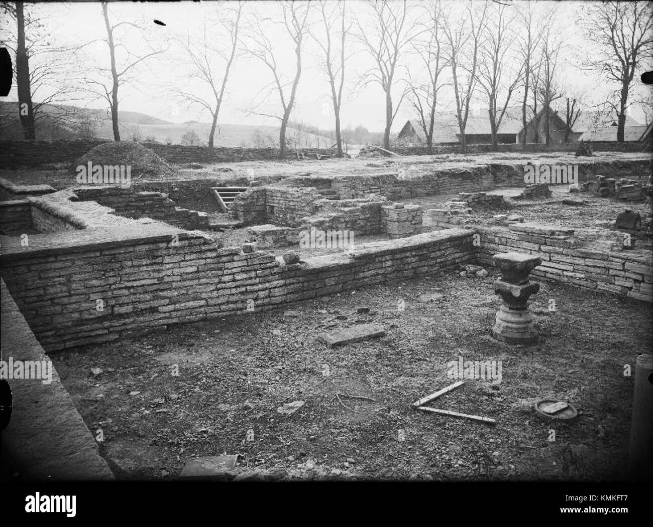 The Varnhem Abbey ruins in Sweden are significant historical remnants ...