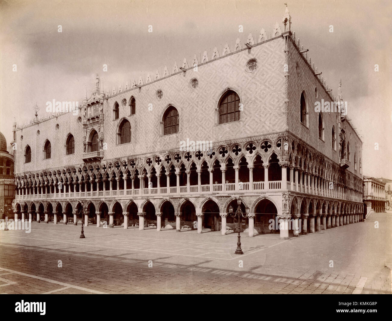 Ducal Palace, Venice, Italy 1880s Stock Photo - Alamy