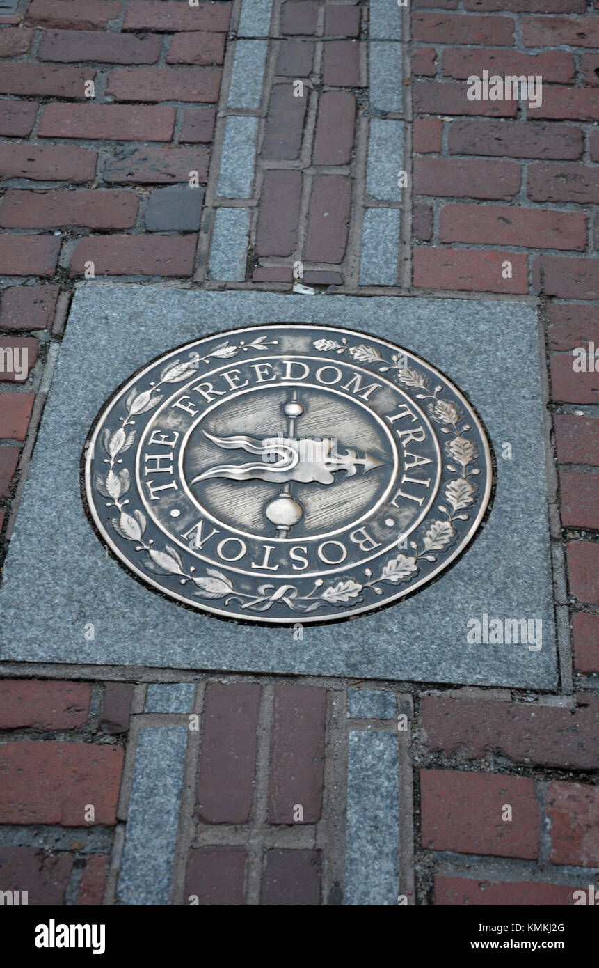The Freedom Trail Marker High Resolution Stock Photography and Images ...