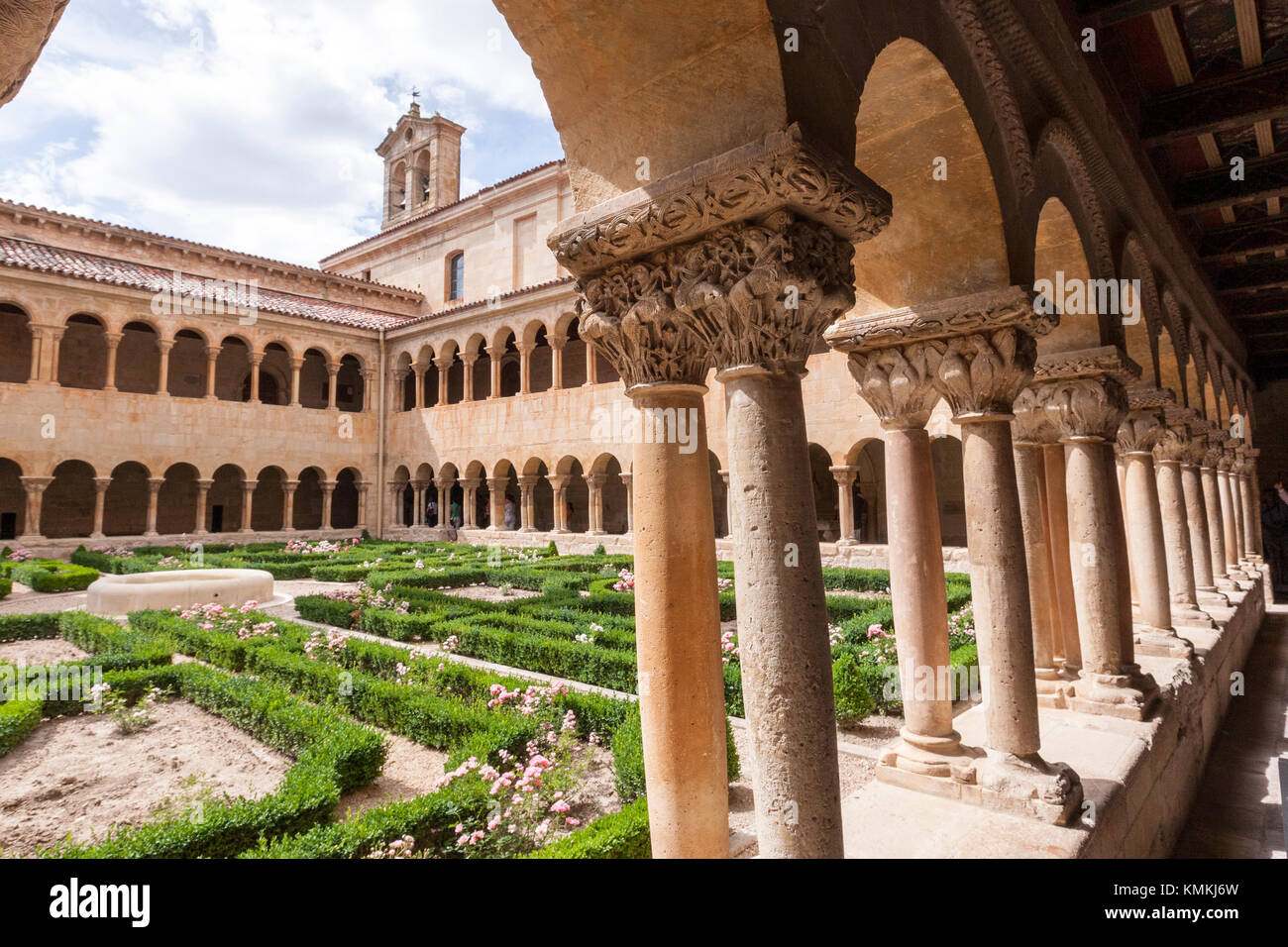 Cloister of the Abbey of Santo Domingo de Silos, Benedictine monastery ...