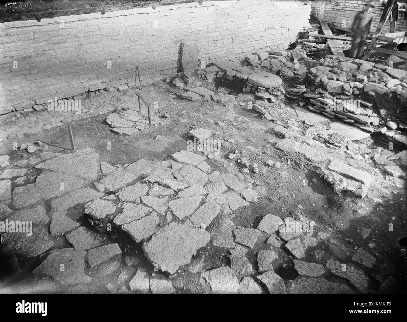 Varnhem abbey ruins in Black and White Stock Photos & Images - Alamy