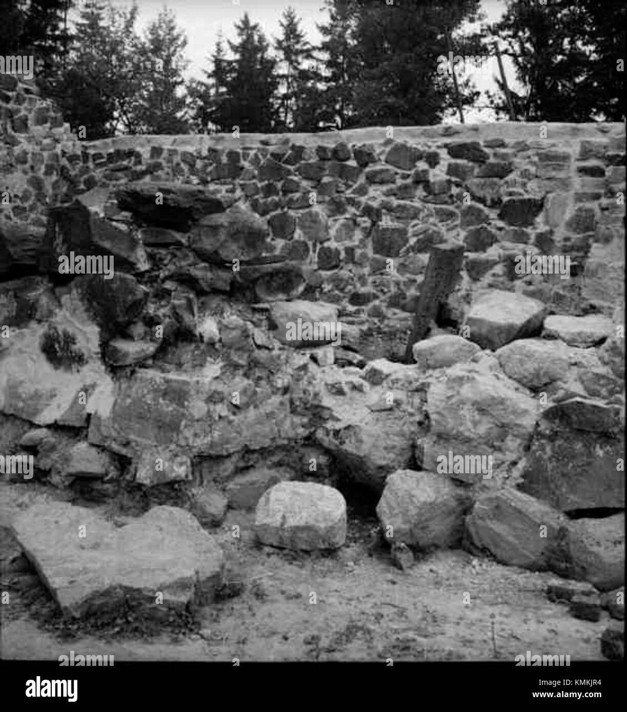 Ukna kyrkoruin - KMB - 16000200134142 Stock Photo - Alamy