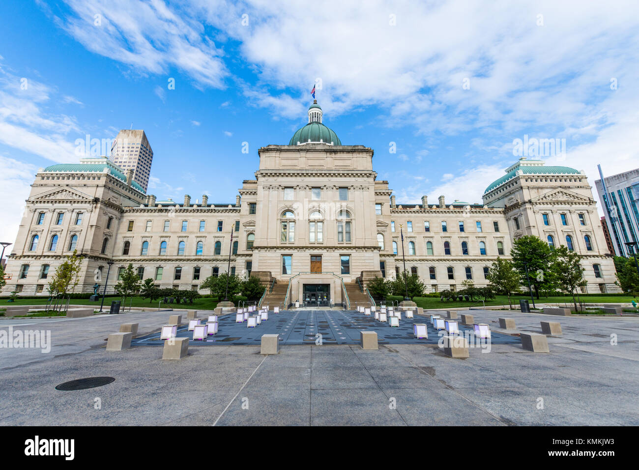 State House Tour Office in Indianapolis Indiana During Summer Stock ...