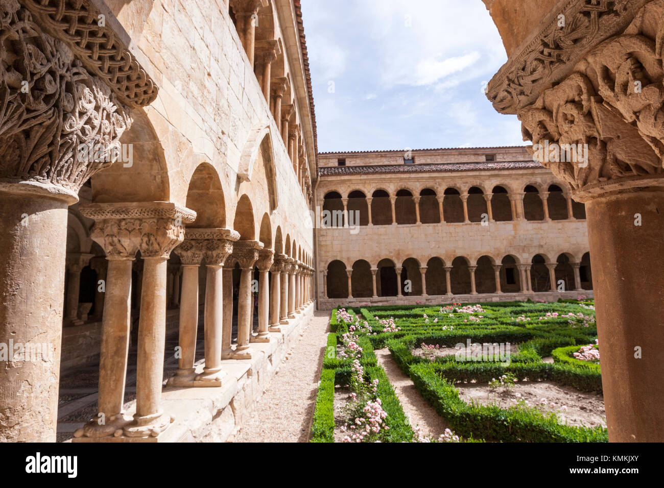 Santo domingo de silos capitals hi-res stock photography and images - Alamy