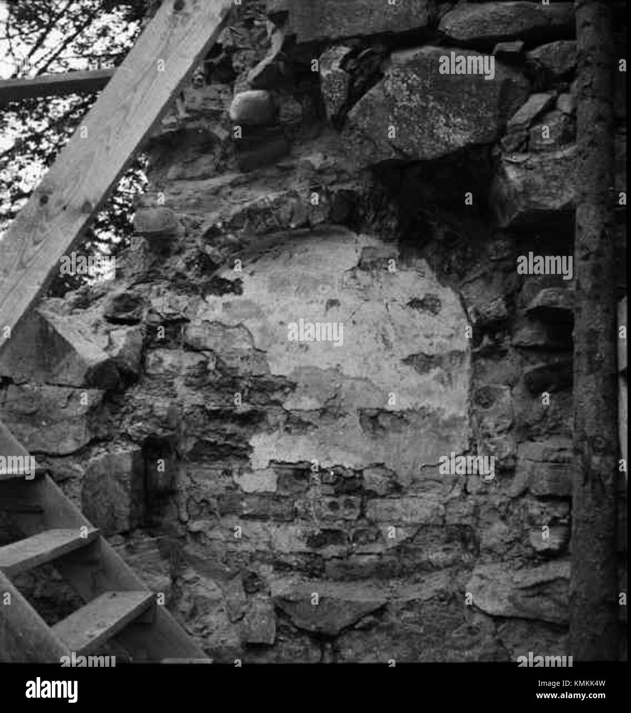 The Ukna Church Ruin (Ukna kyrkoruin) in Sweden, listed under KMB ...