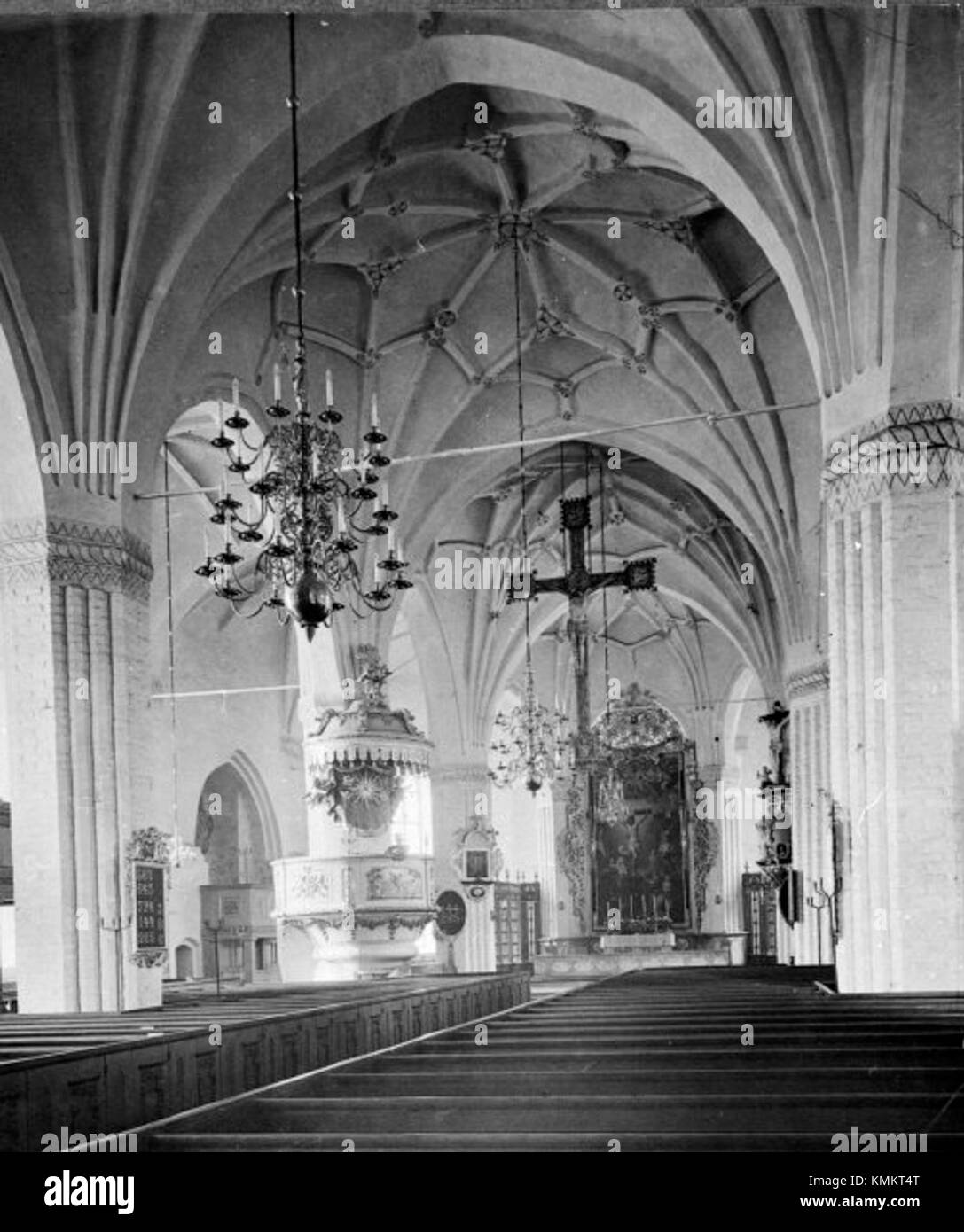 Stora Tuna Church, located in Dalarna, Sweden, is a medieval church ...