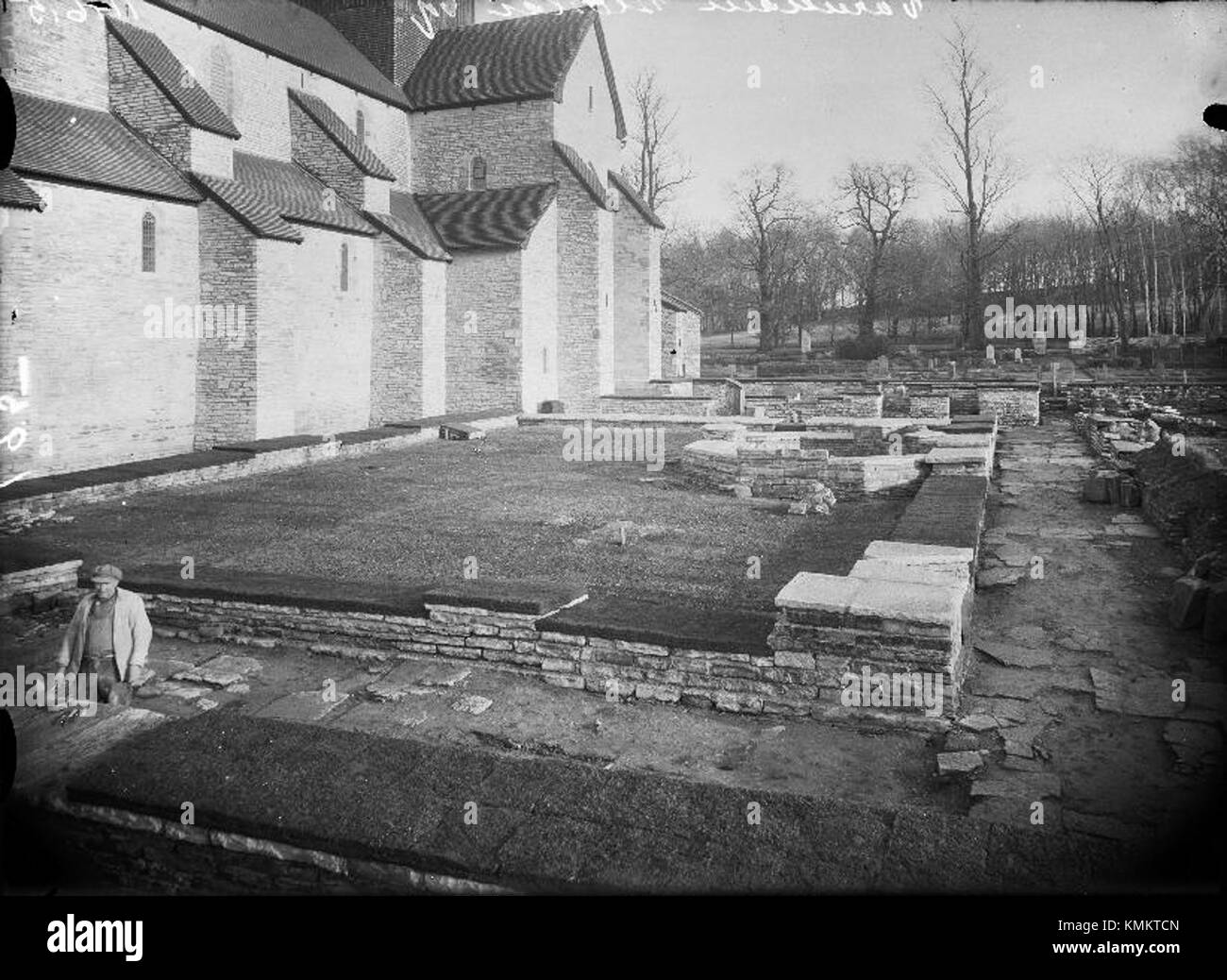 Varnhem Abbey Ruins in Sweden are a historical site, preserved in the ...