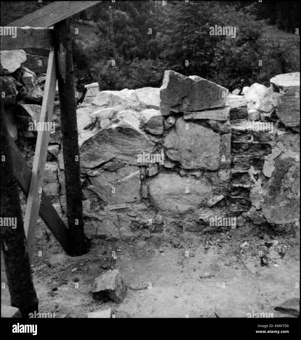 Ukna kyrkoruin - KMB - 16000200134137 Stock Photo - Alamy