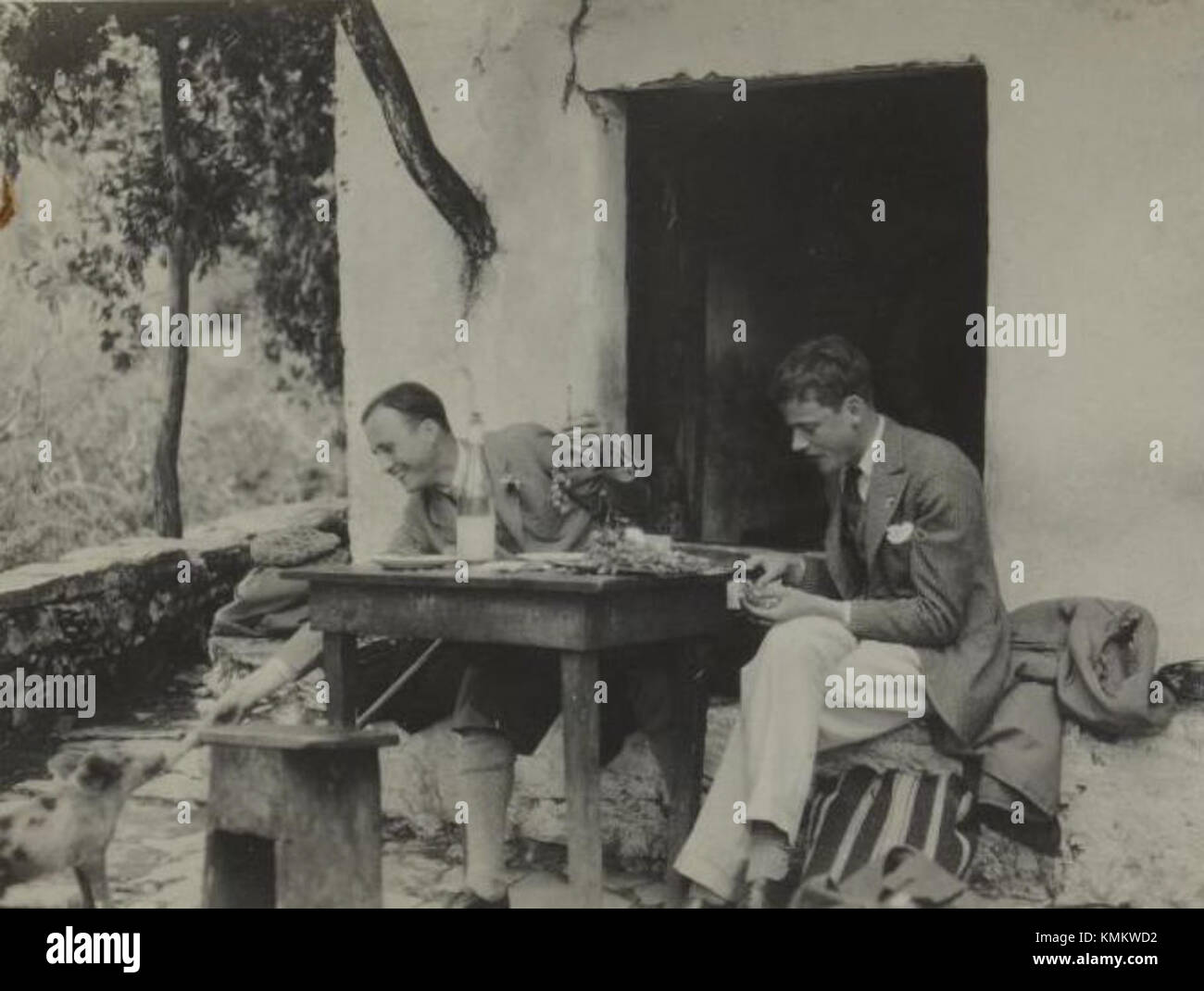 Robert Byron and Desmond Parsons in China Stock Photo - Alamy