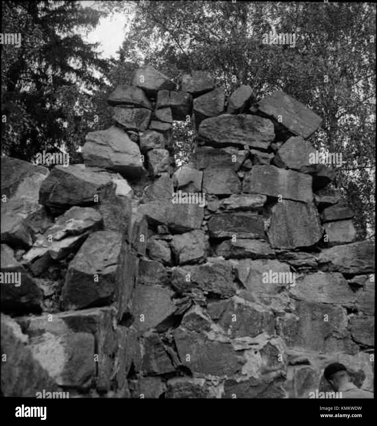 Ukna kyrkoruin - KMB - 16000200134147 Stock Photo - Alamy