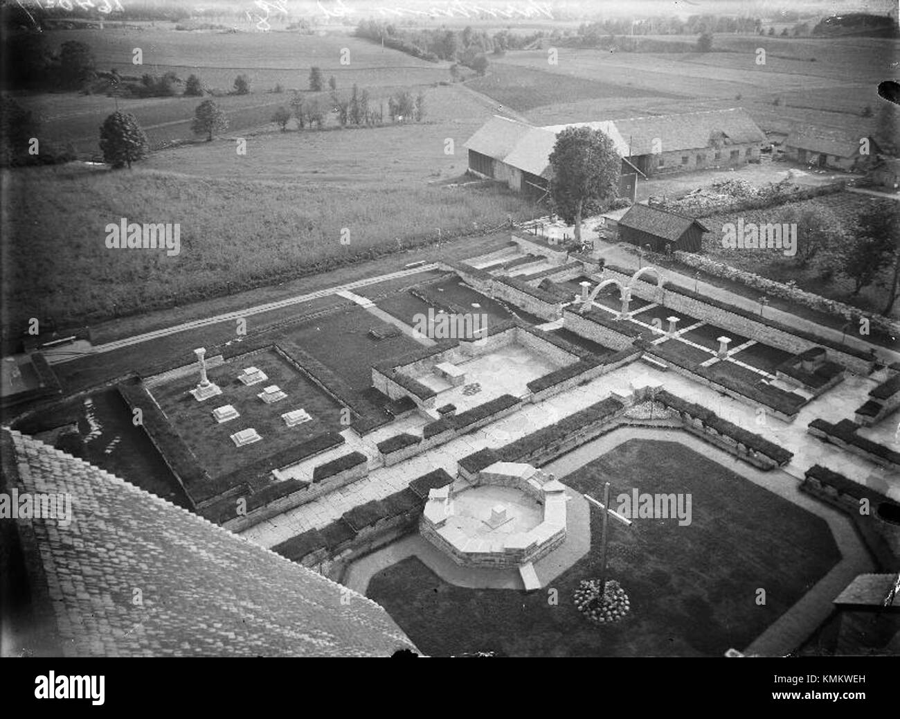 Varnhem Abbey ruins in Sweden represent the remnants of a medieval ...