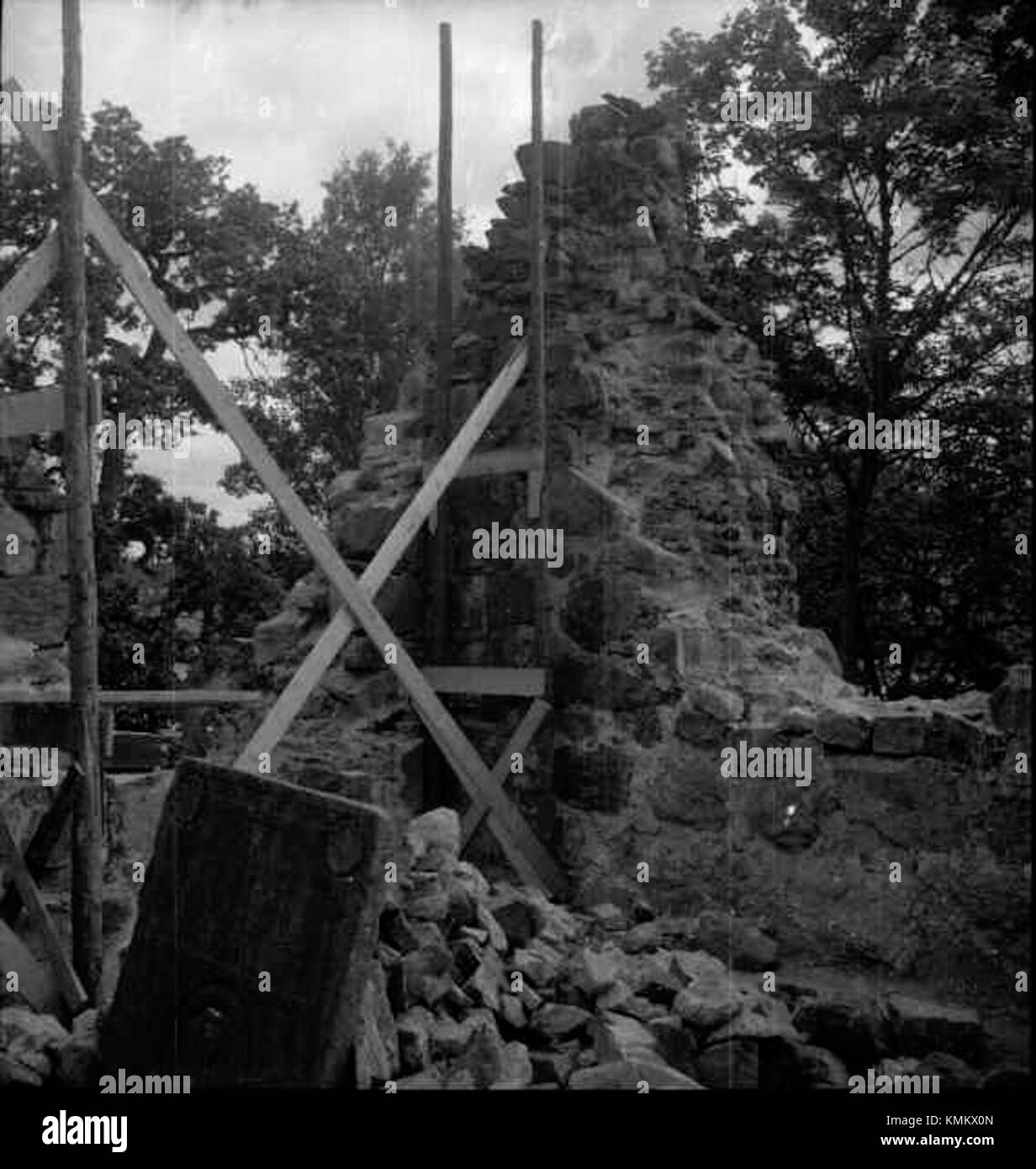 The Ukna Church Ruins in Sweden are the remains of an ancient medieval ...