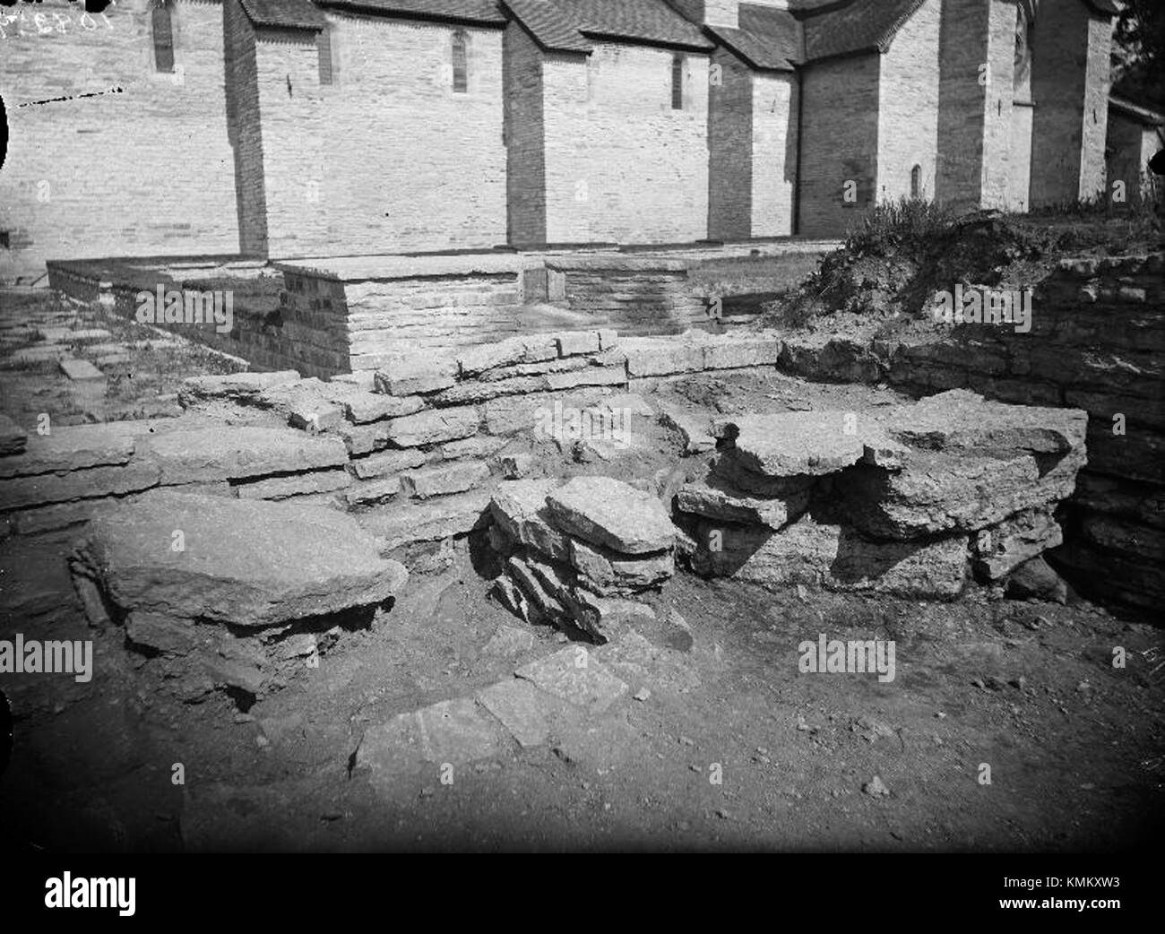 Varnhem Abbey Ruins in Sweden are a historical site with medieval ...