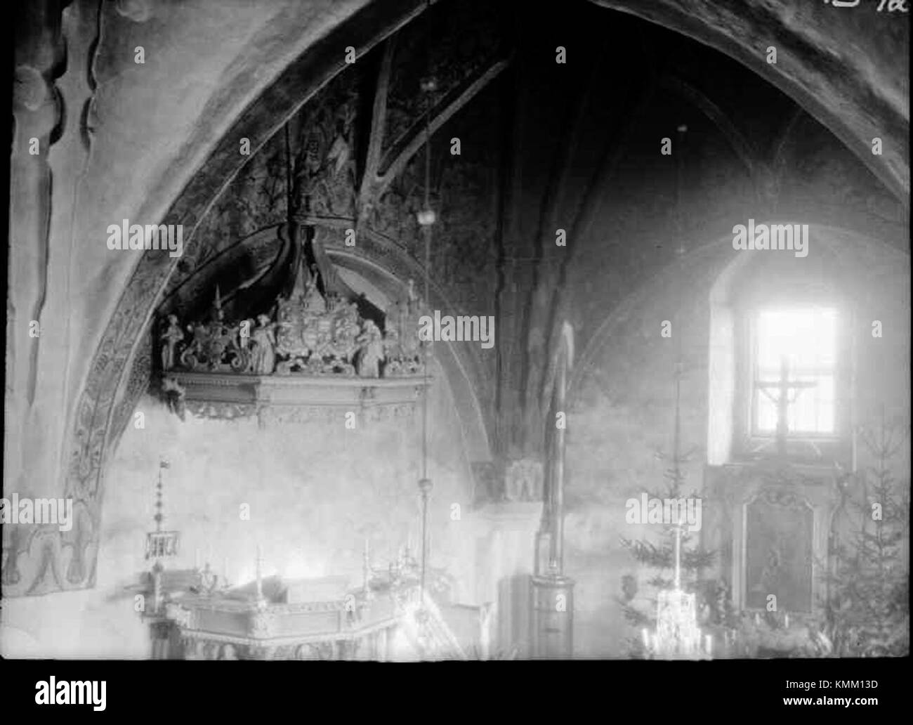Vrena church Black and White Stock Photos & Images - Alamy