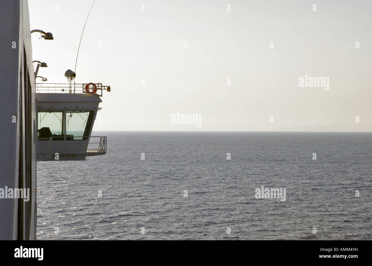 a view from a ferry on the mediterranean sea heading to the port of ...