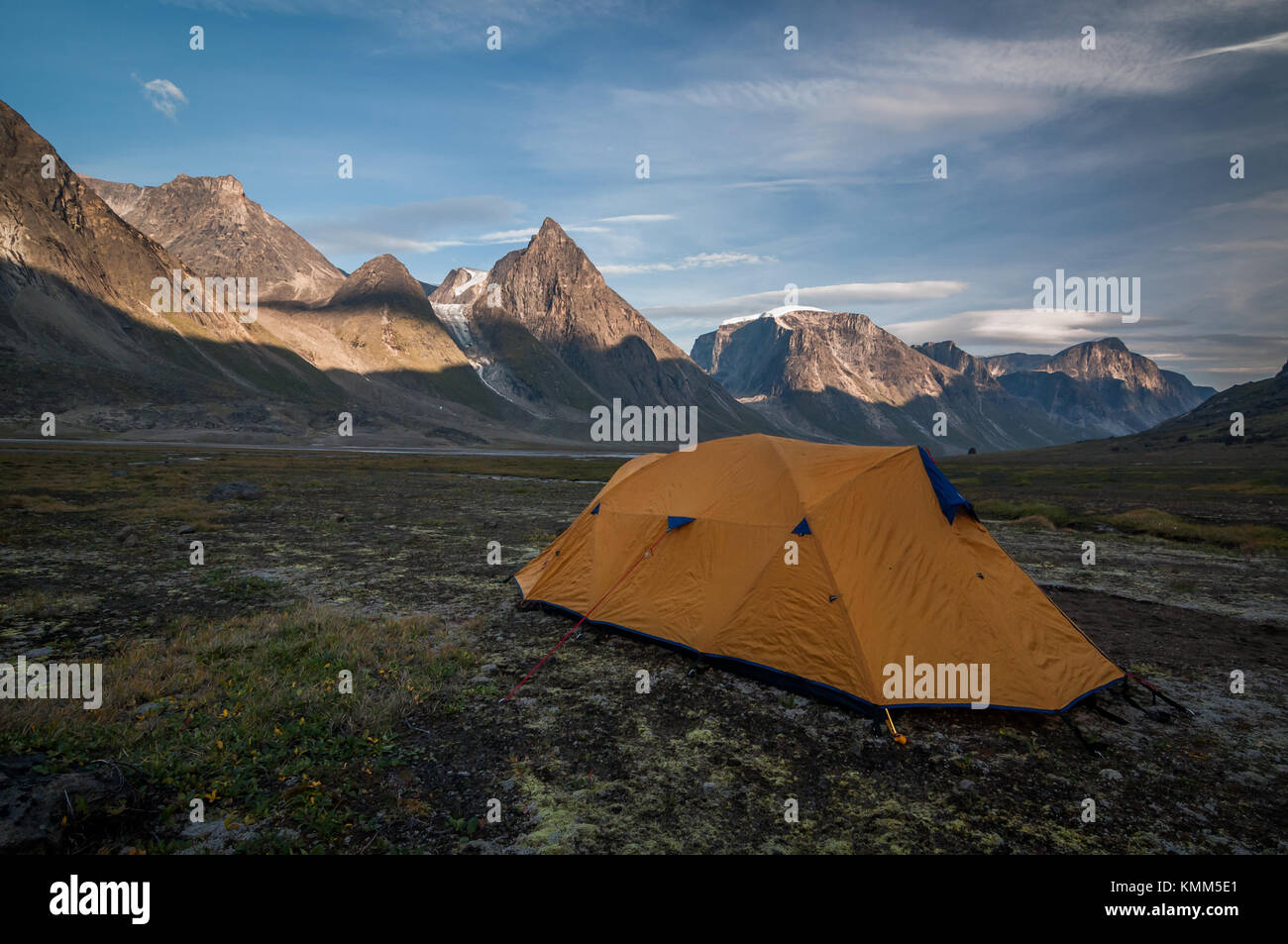 Camp 1 Mt Thor in Baffin Island Nunavut, Canada Stock Photo - Alamy
