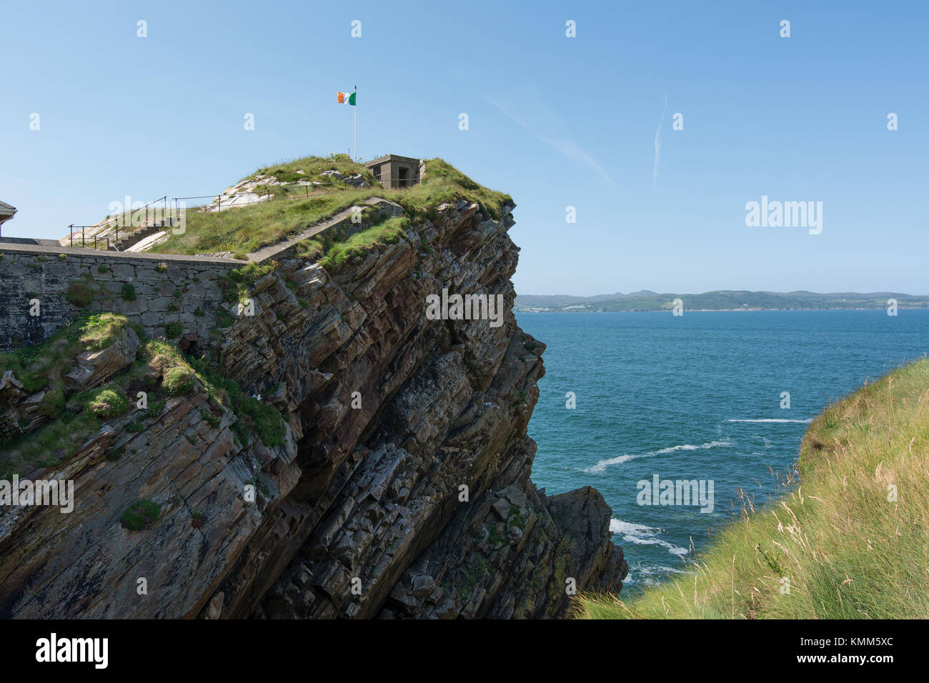 Landscapes of Ireland. Fort Dunree Military Museum in Donegal Stock ...