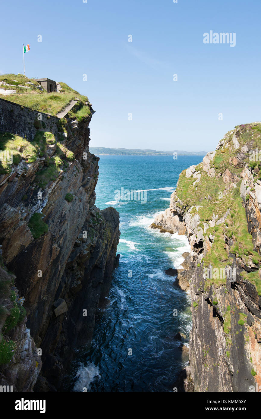 Landscapes of Ireland. Fort Dunree Military Museum in Donegal Stock ...