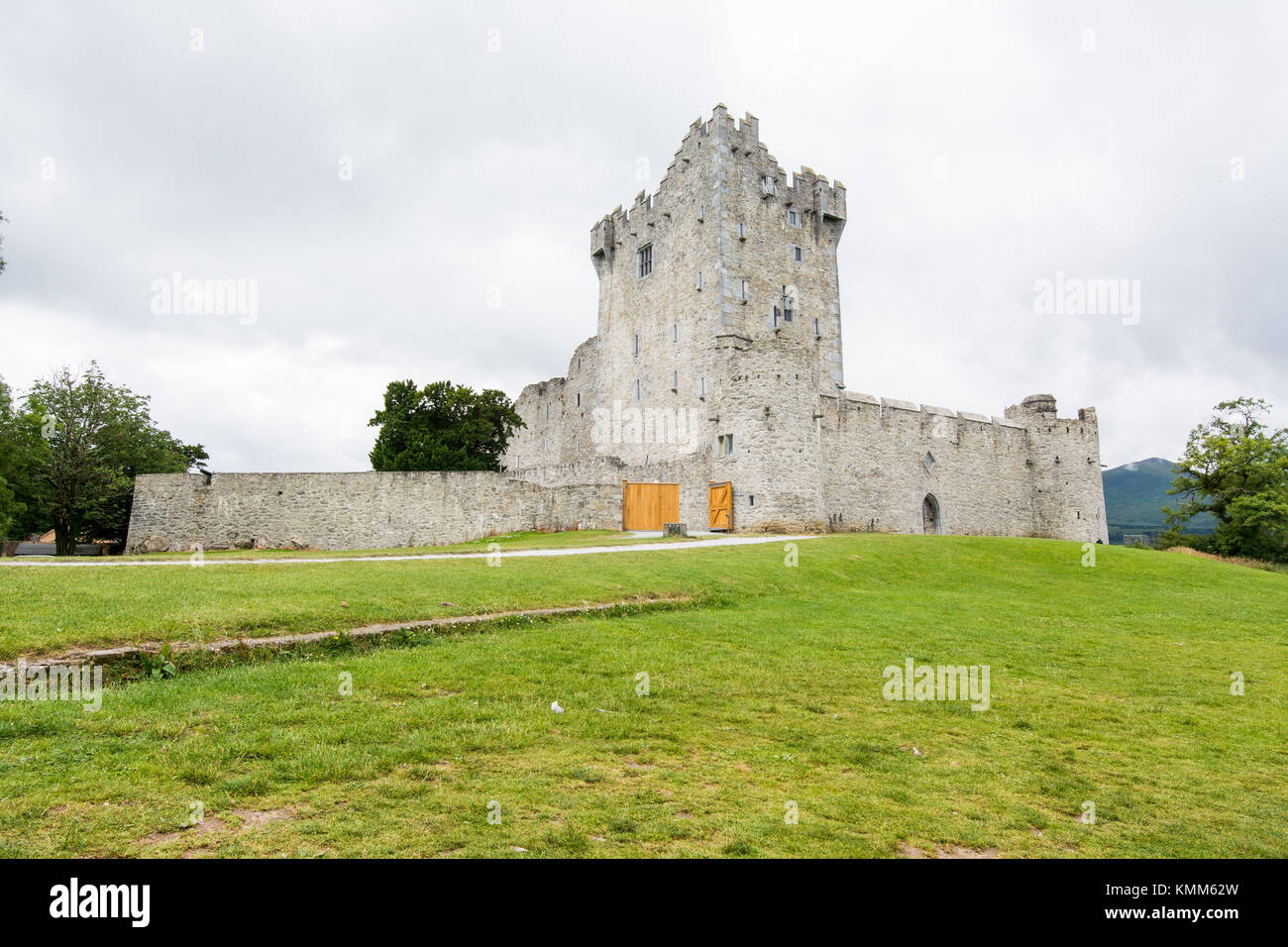 Landscapes of Ireland. Castle of Killarney national park Stock Photo ...