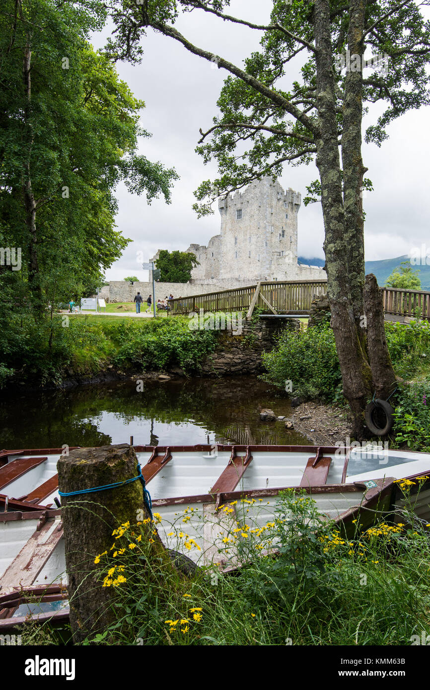 Landscapes of Ireland. Castle of Killarney national park Stock Photo ...