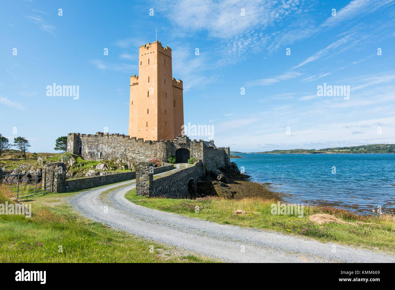Landscapes of Ireland. Kilcoe Castle Stock Photo - Alamy