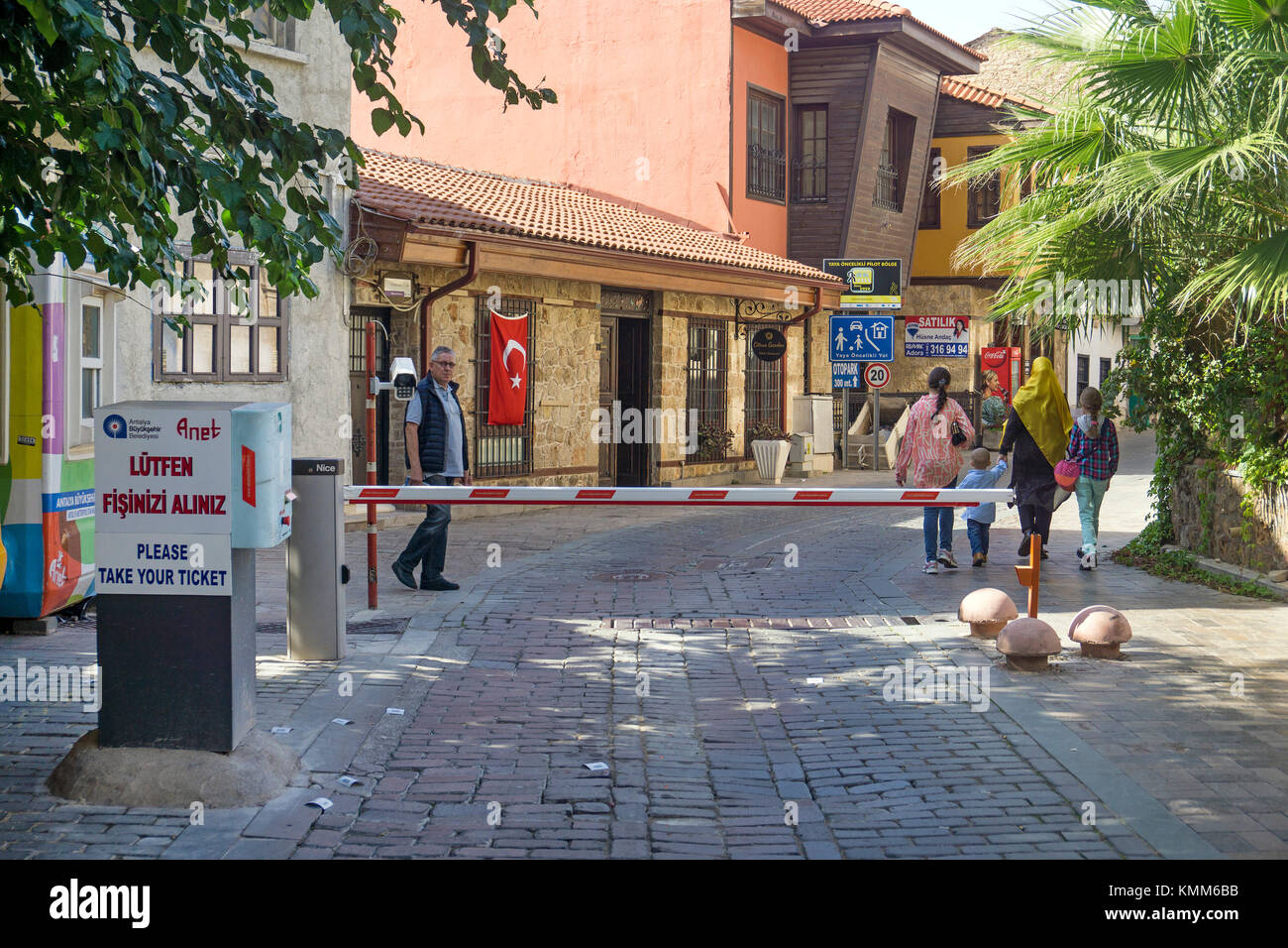 Pedestrian barrier hi-res stock photography and images - Alamy