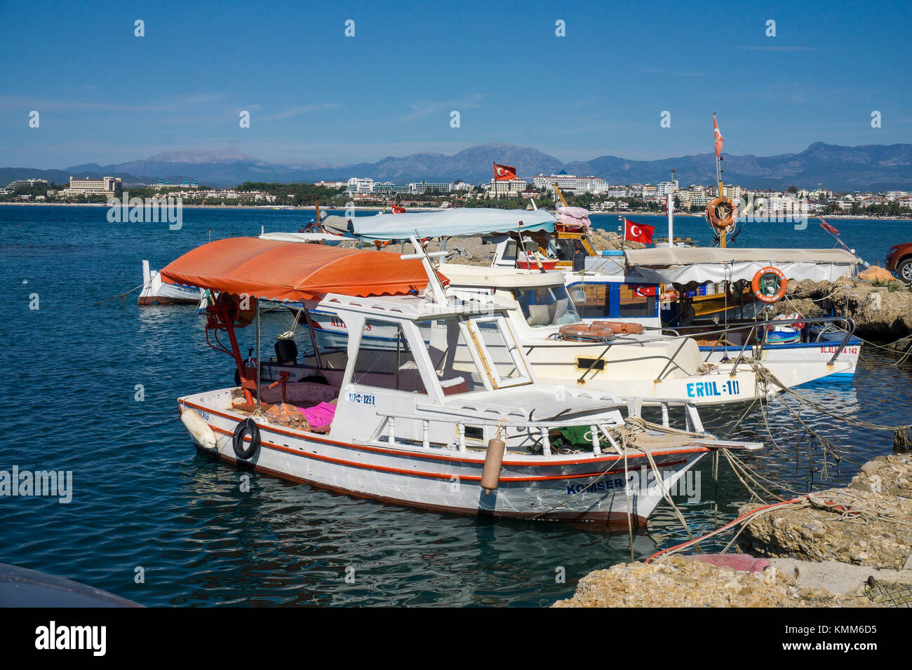 Turkish fishing boats hi-res stock photography and images - Alamy