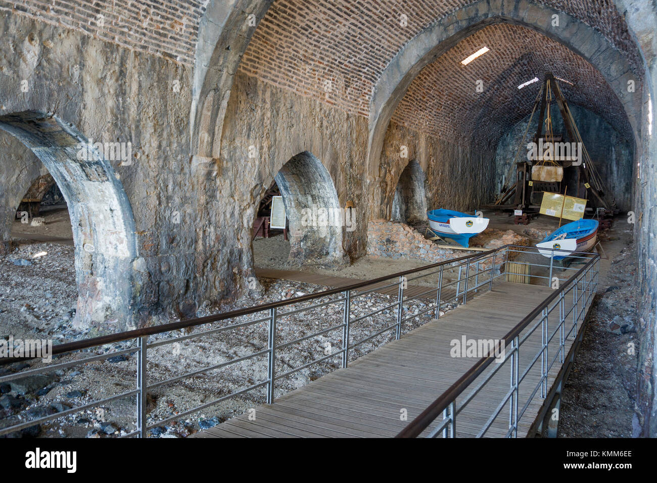 Ancient Seljuk-built shipyard, Tershane at Alanya, turkish riviera ...
