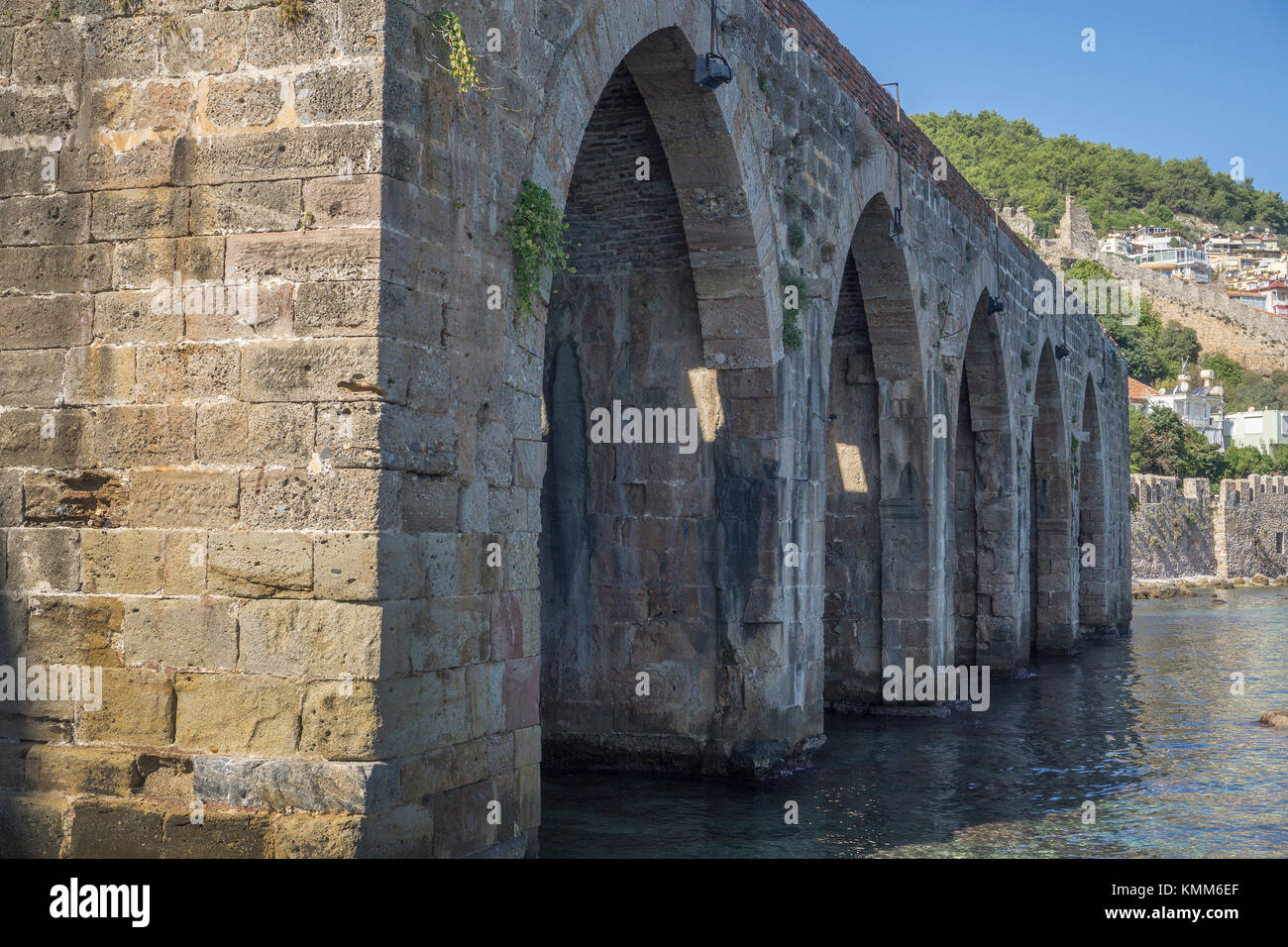 Ancient Seljuk-built shipyard, Tershane at Alanya, turkish riviera ...
