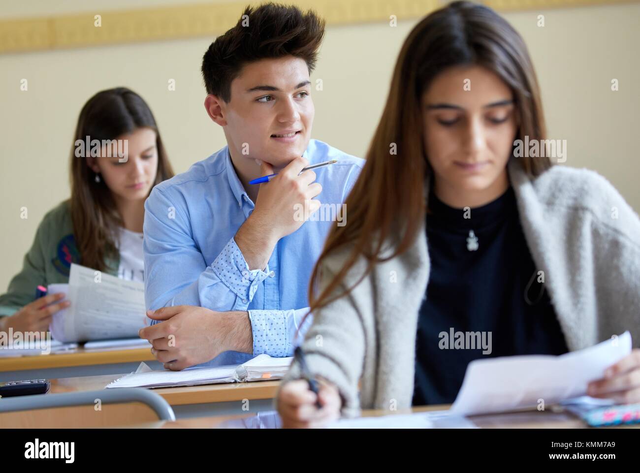 Student spain school classroom hi-res stock photography and images - Alamy