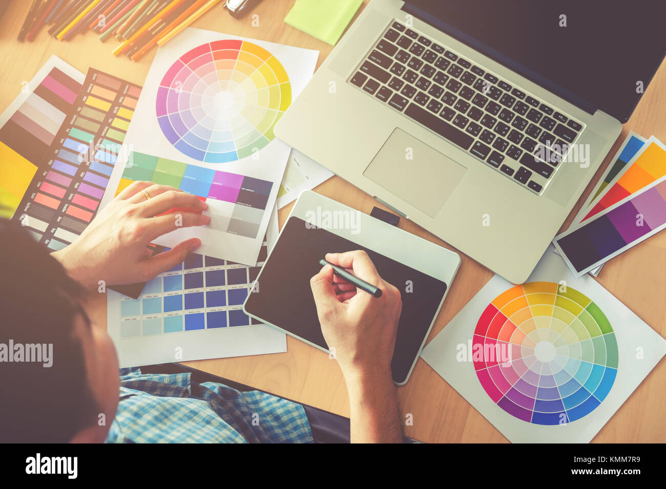 Hand drawing colorful graphics on hi-res stock photography and images ...