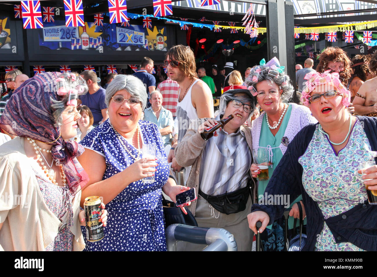 Fancy dress british benidorm hi-res stock photography and images - Alamy