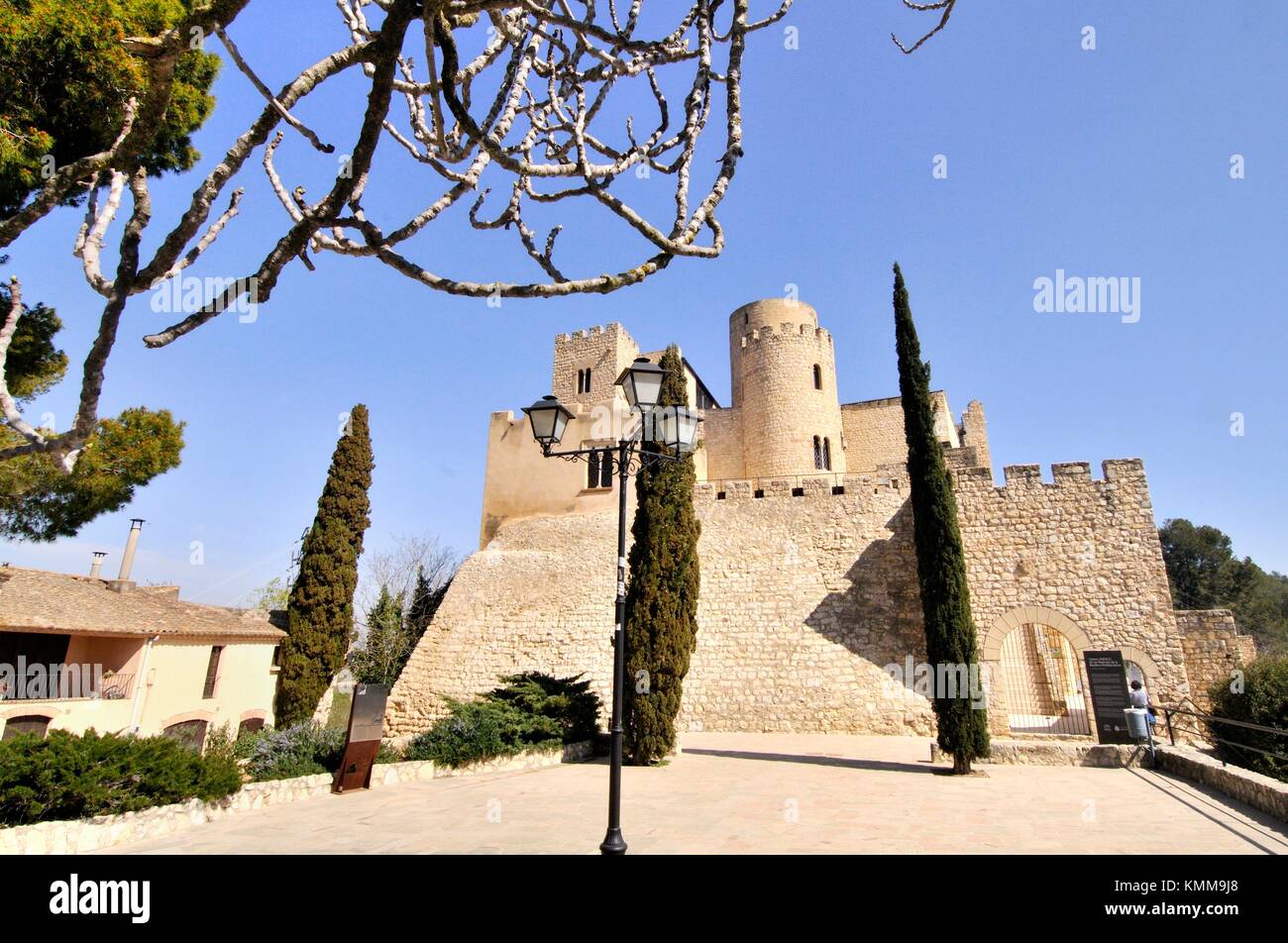 X century castle. Castellet i la Gornal, municipality in the comarca of ...