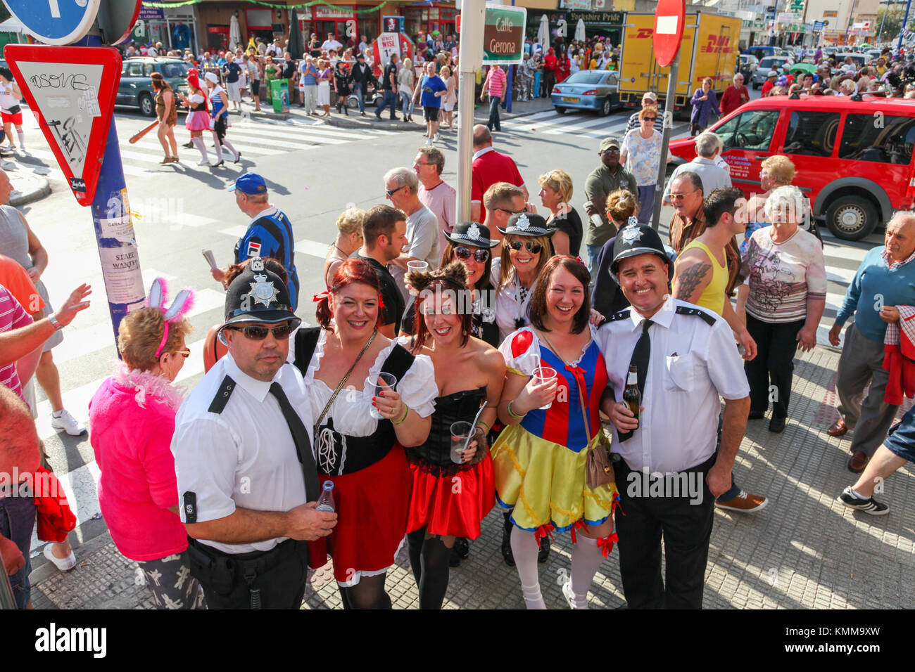 Fancy dress british benidorm hi-res stock photography and images - Alamy