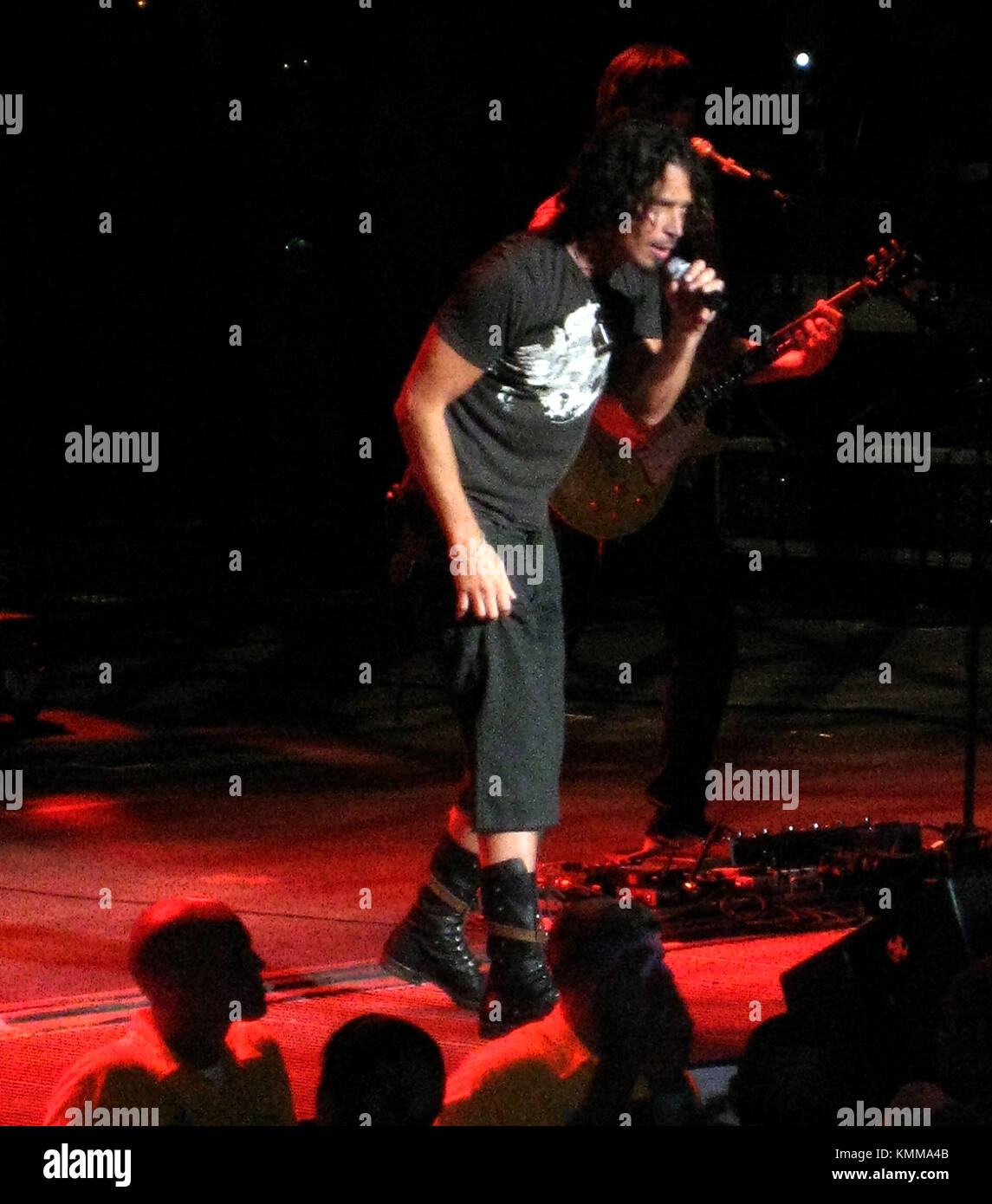 IRVINE, CA. - AUGUST 10: Singer/musician Chris Cornell performs in ...