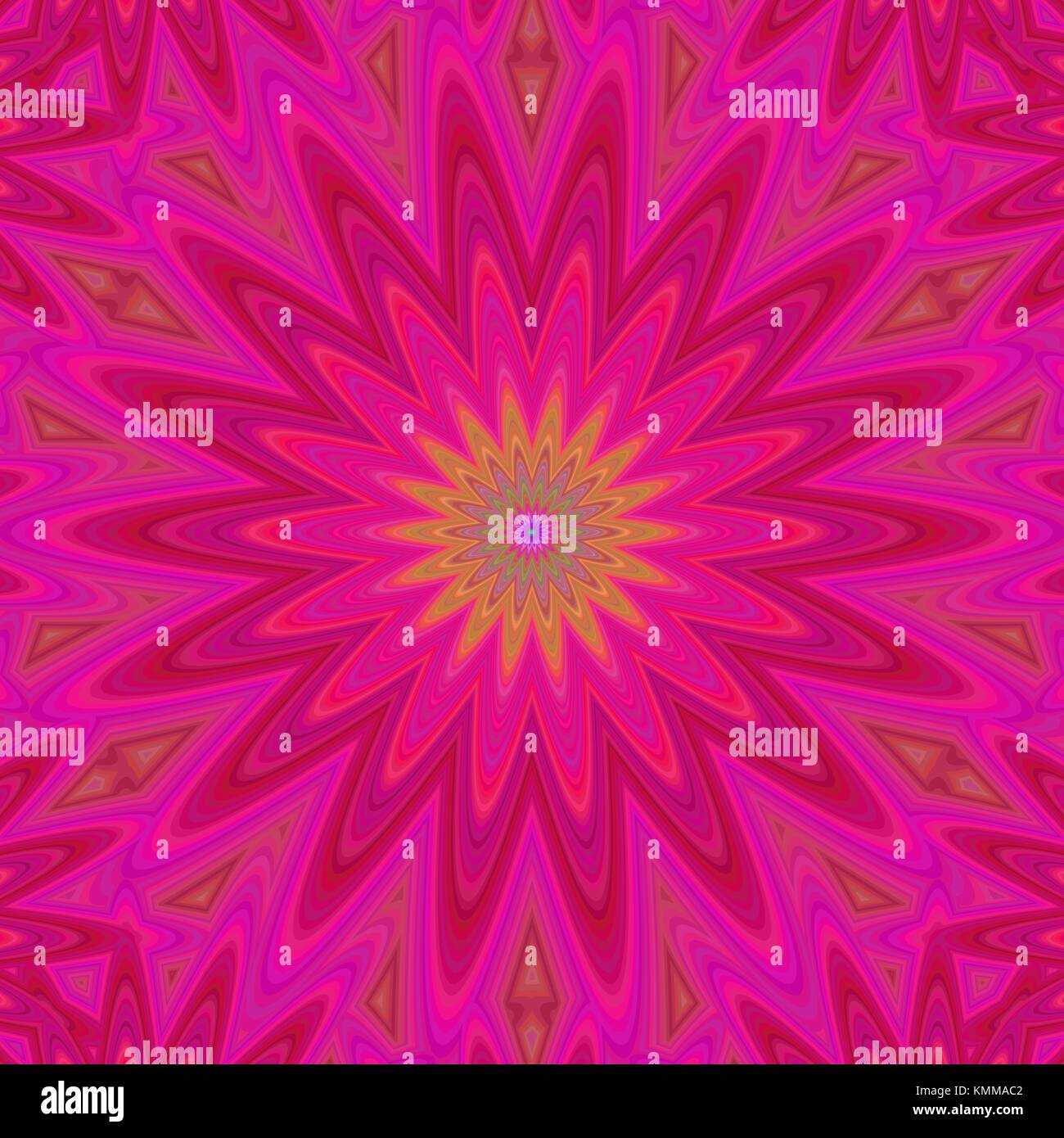 Pink abstract geometric flower design background Stock Vector Image ...