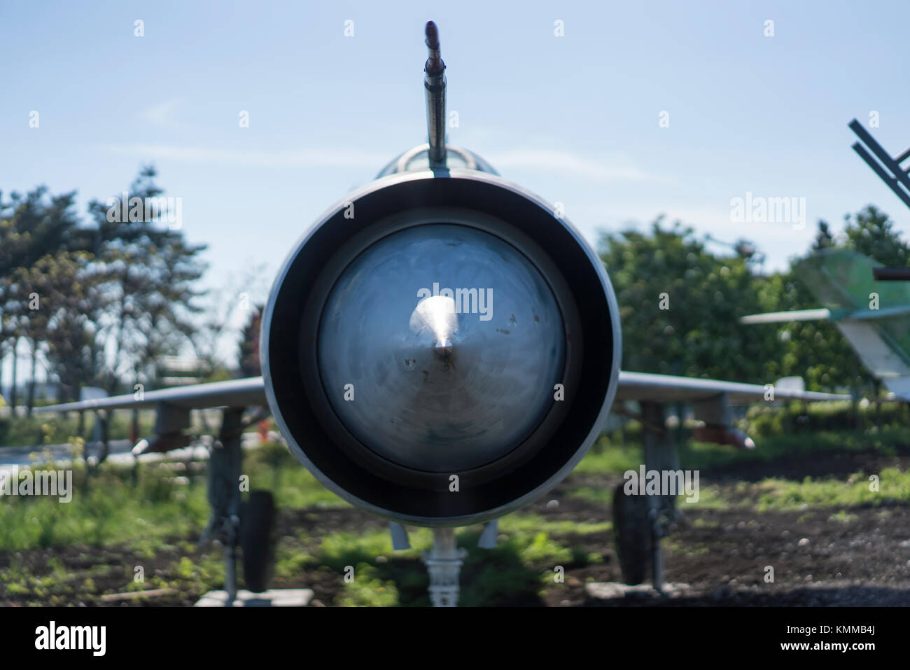 old military aircraft front view Stock Photo - Alamy