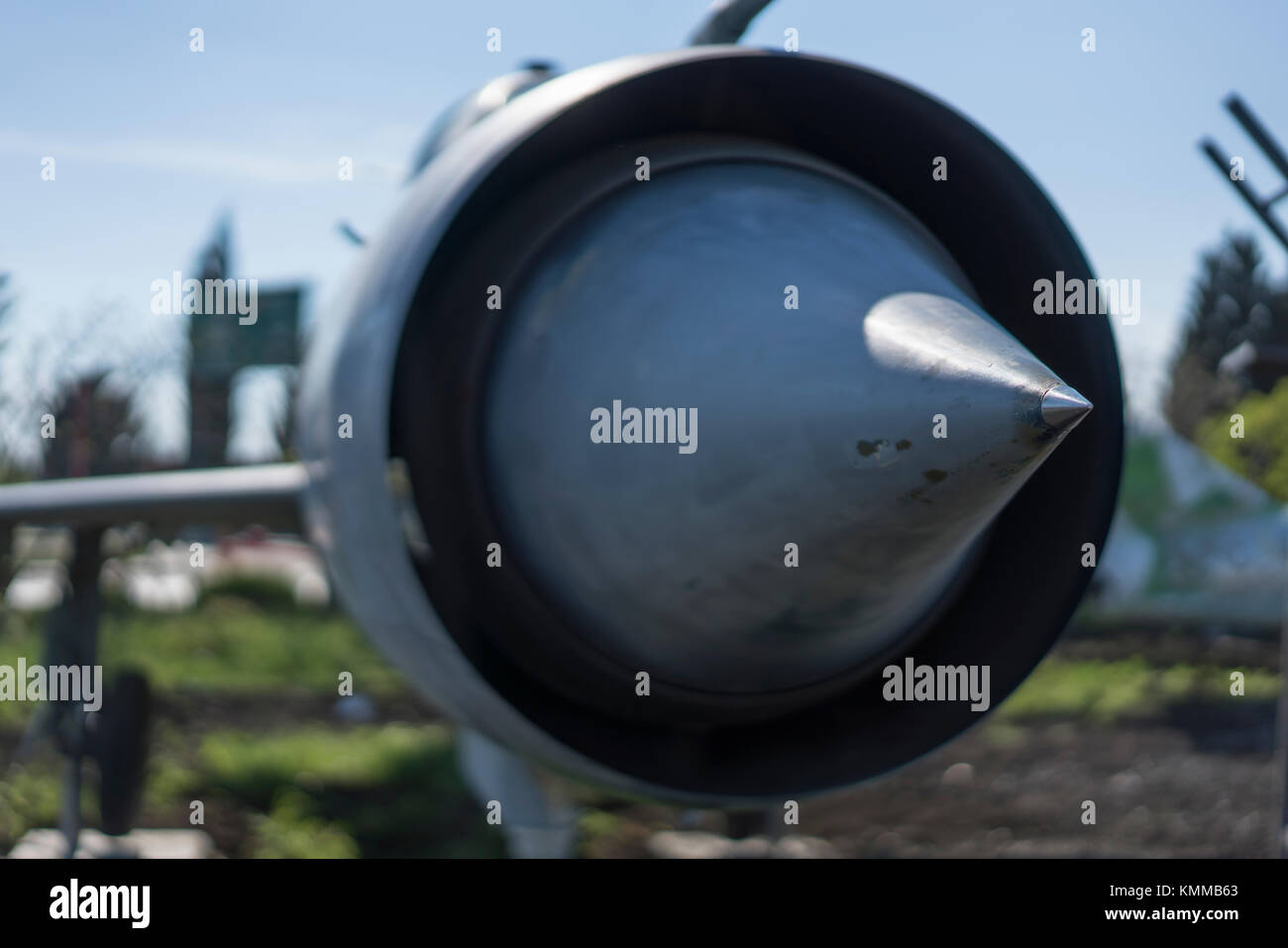 old military aircraft front view Stock Photo - Alamy