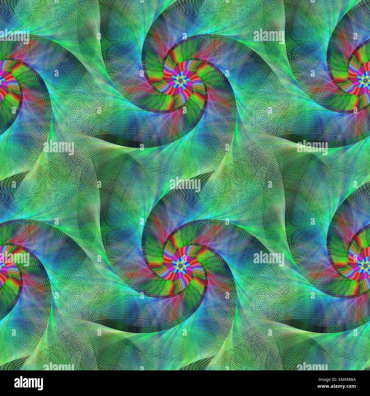 Green seamless fractal pattern background Stock Vector Image & Art - Alamy