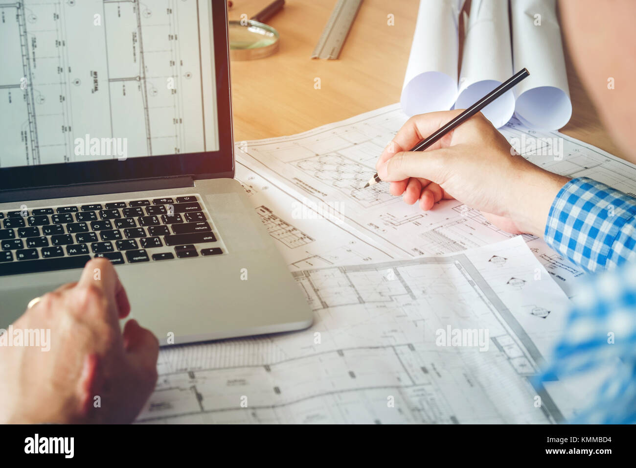 Workplace computer detail model table hi-res stock photography and ...