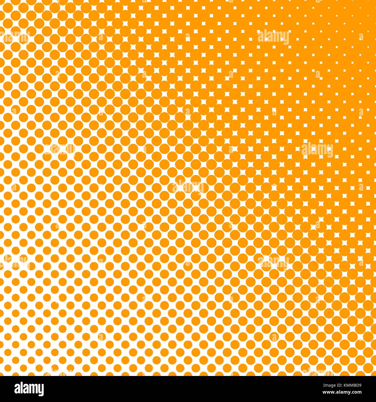Color Halftone Halftone Dot Pattern Background Vector Graphic Design From Orange Circles In