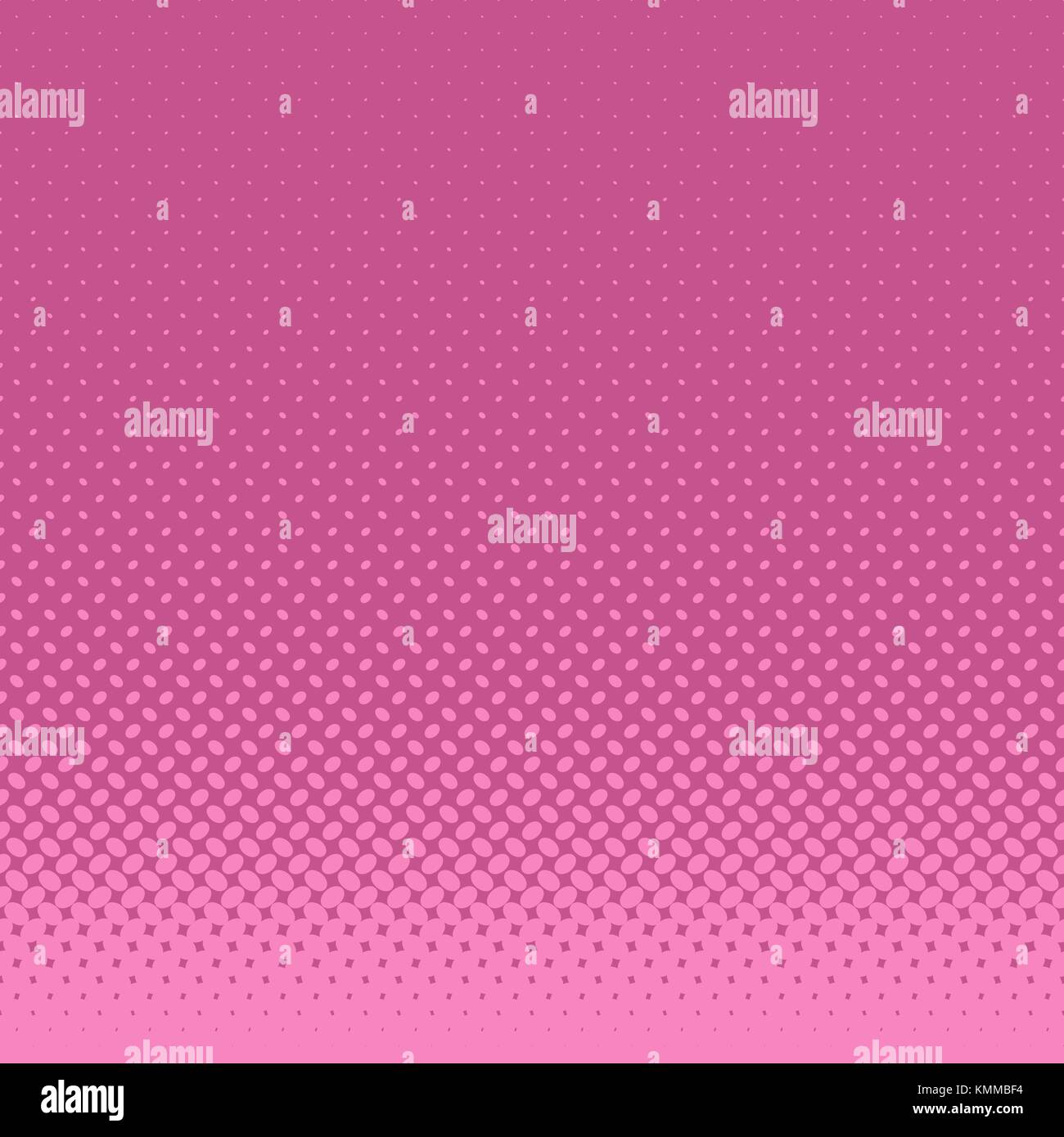 Pink halftone ellipse pattern background - vector graphic design with diagonal elliptical dots ...