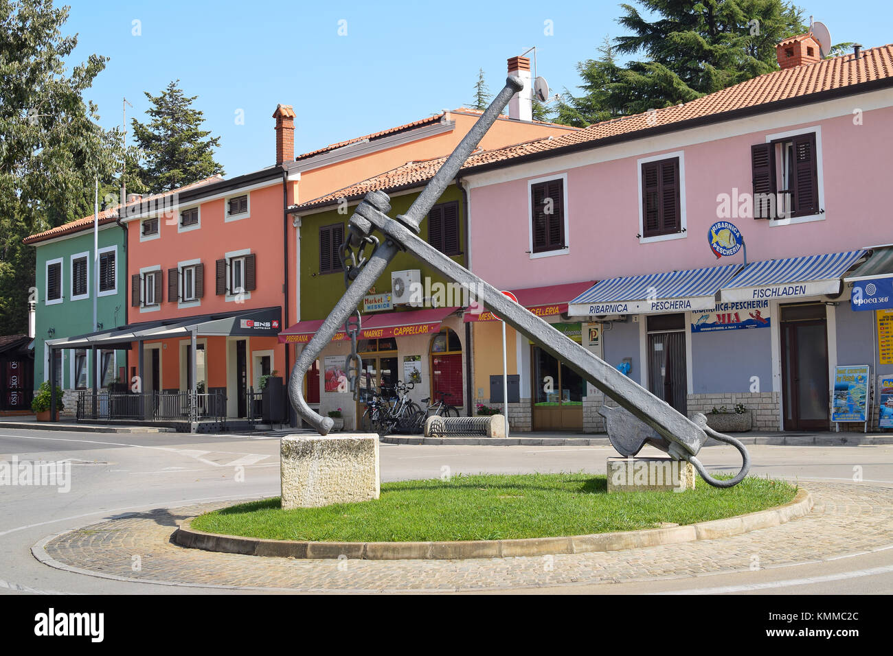 NOVIGRAD, CROATIA - AUGUST 31, 2017: Street view of Novigrad. Novigrad ...