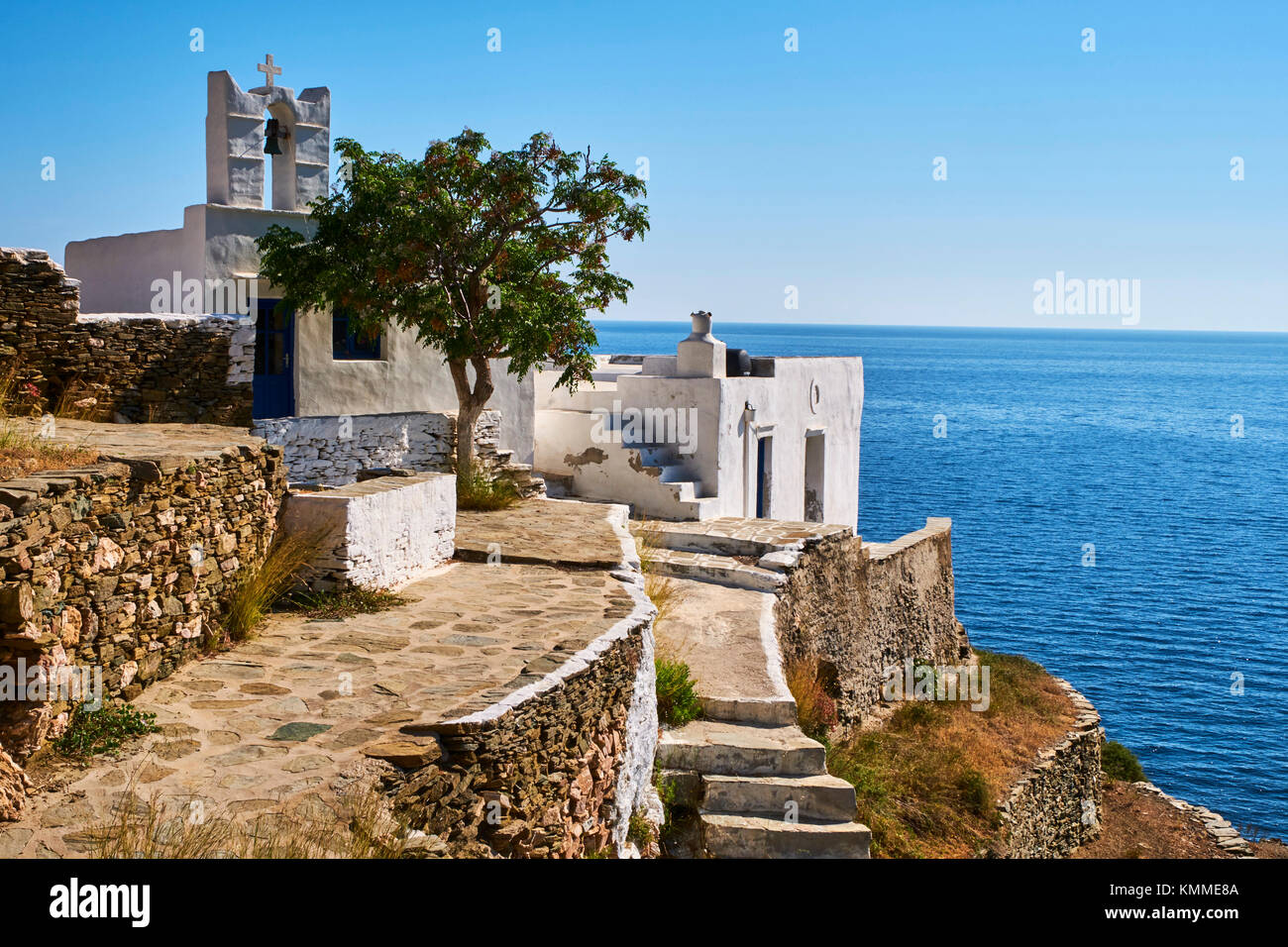 Greece, Cyclades islands, SIfnos, chapel Stock Photo - Alamy