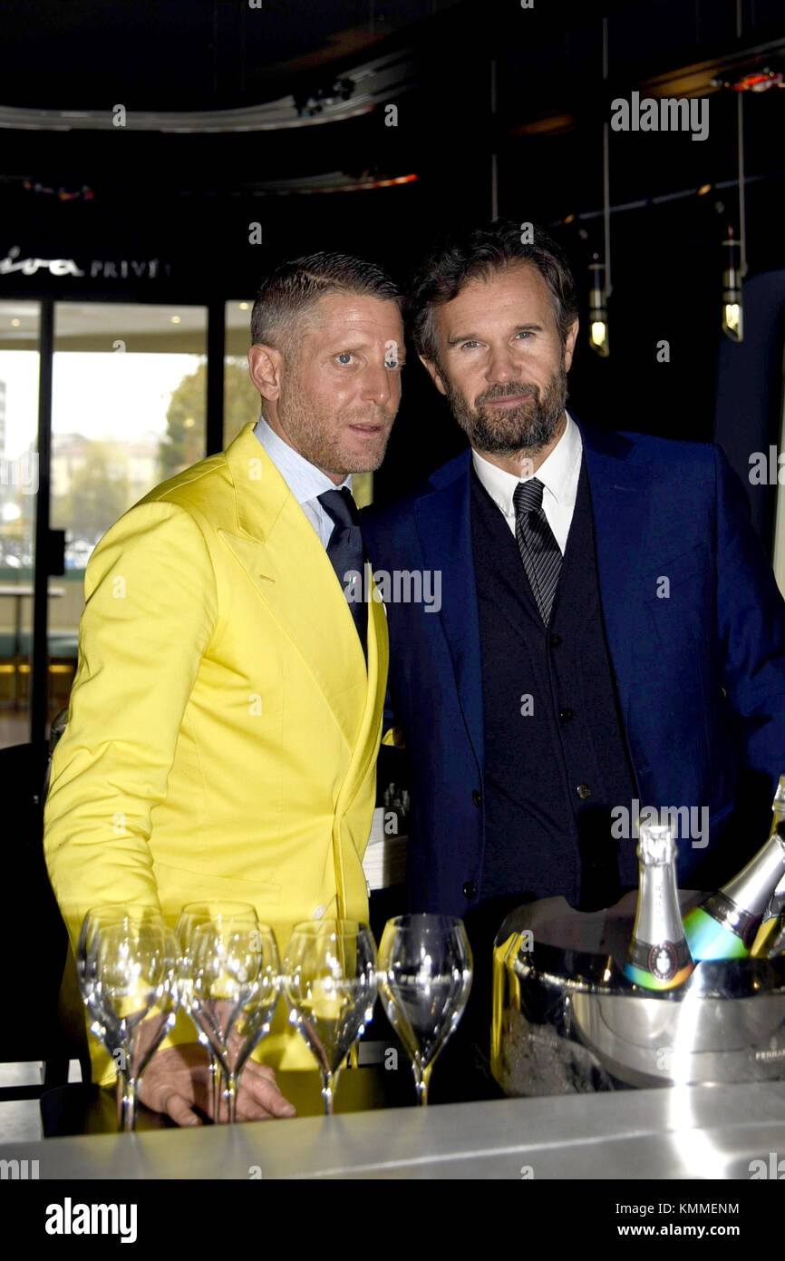 Opening of 'Garage Italia' in Milan, Italy. Featuring: Lapo Elkann ...